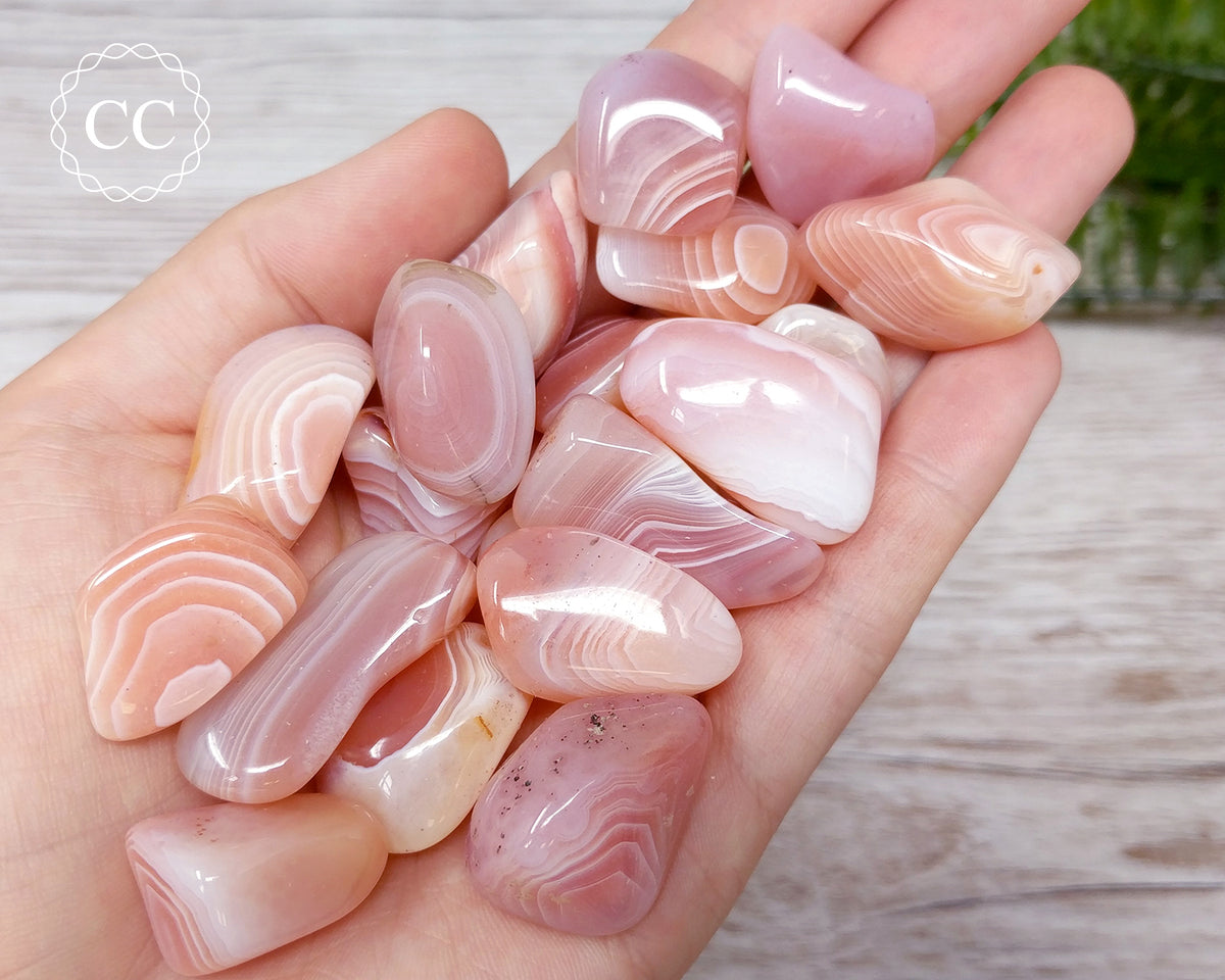 Apricot Agate Tumbled Crystal – The Citrine Circle