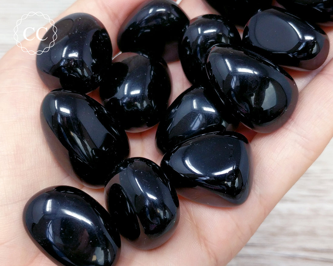 Black Obsidian Tumbled Crystal – The Citrine Circle