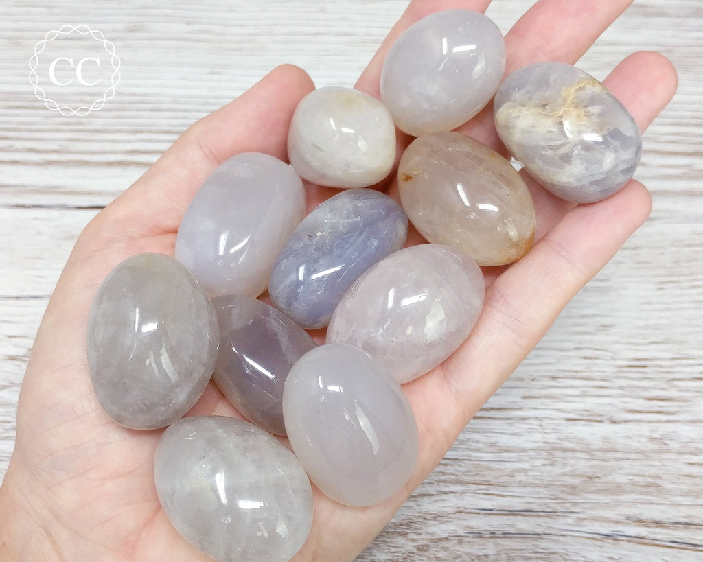 Blue Rose Quartz Tumbled Crystal – The Citrine Circle