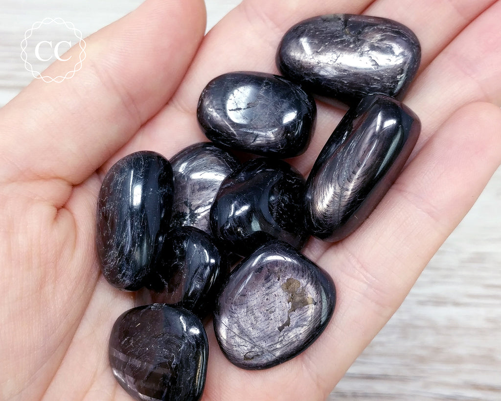 Hypersthene Tumbled Crystal – The Citrine Circle