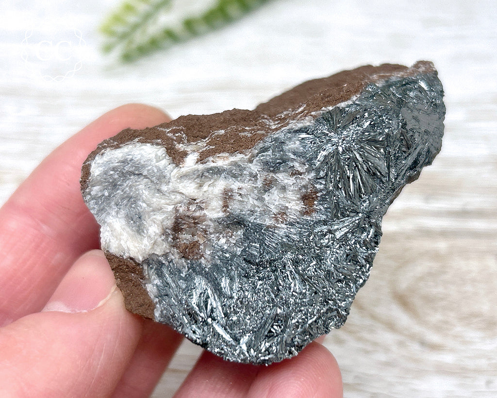 Pyrolusite Specimen #2 – The Citrine Circle