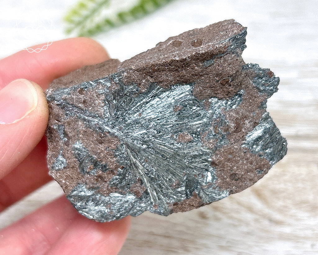 Pyrolusite Specimen #3 – The Citrine Circle